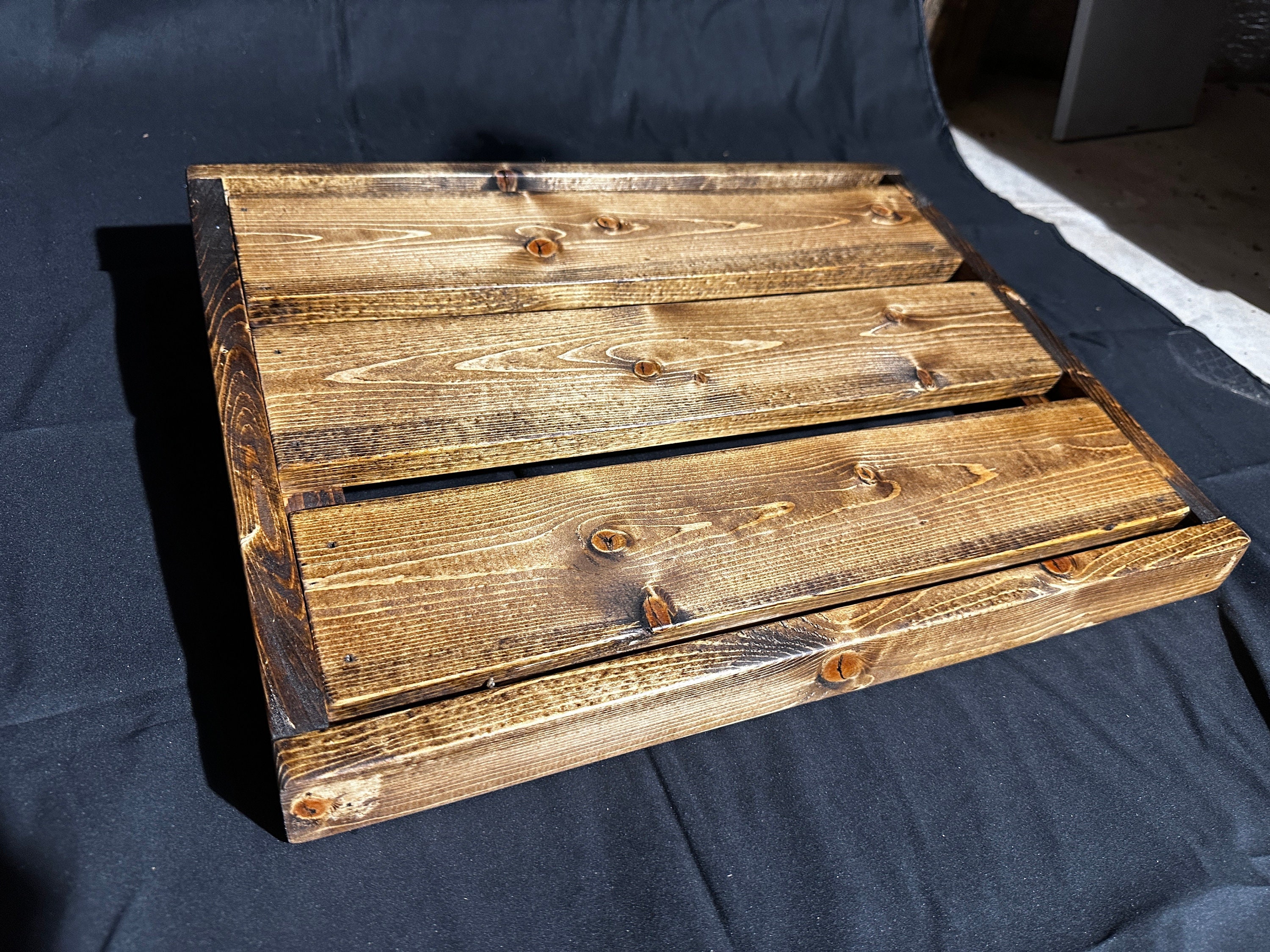Handmade Rustic Guitar Pedalboard | Reclaimed Wood Pedalboards - Etsy