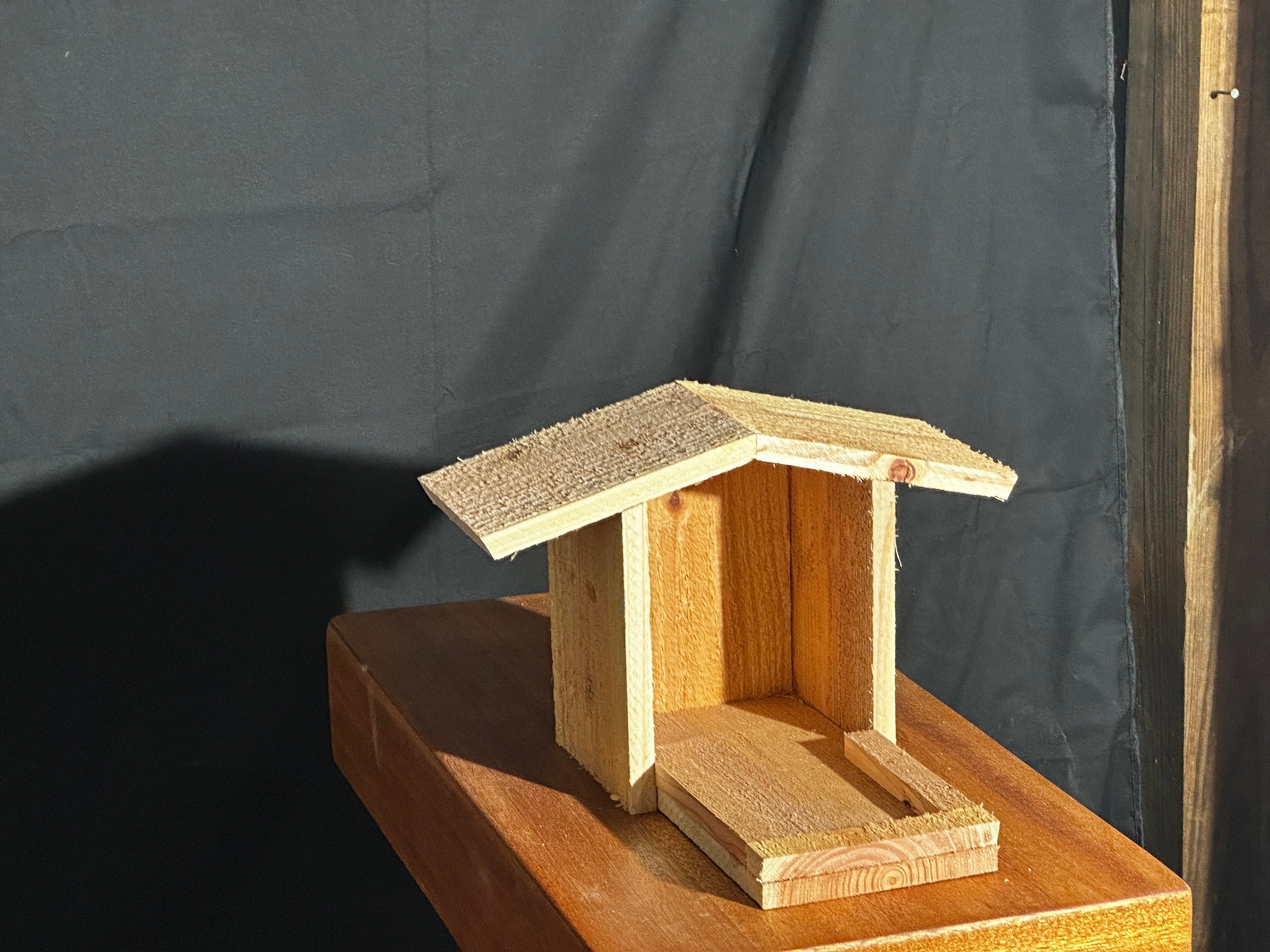 Handmade Cedar Bird Nesting Platform | Cedar Nesting Box | Dove Nesting ...