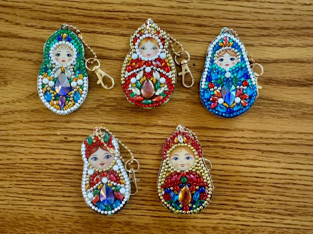 Russian Nesting Dolls Keychain - Etsy