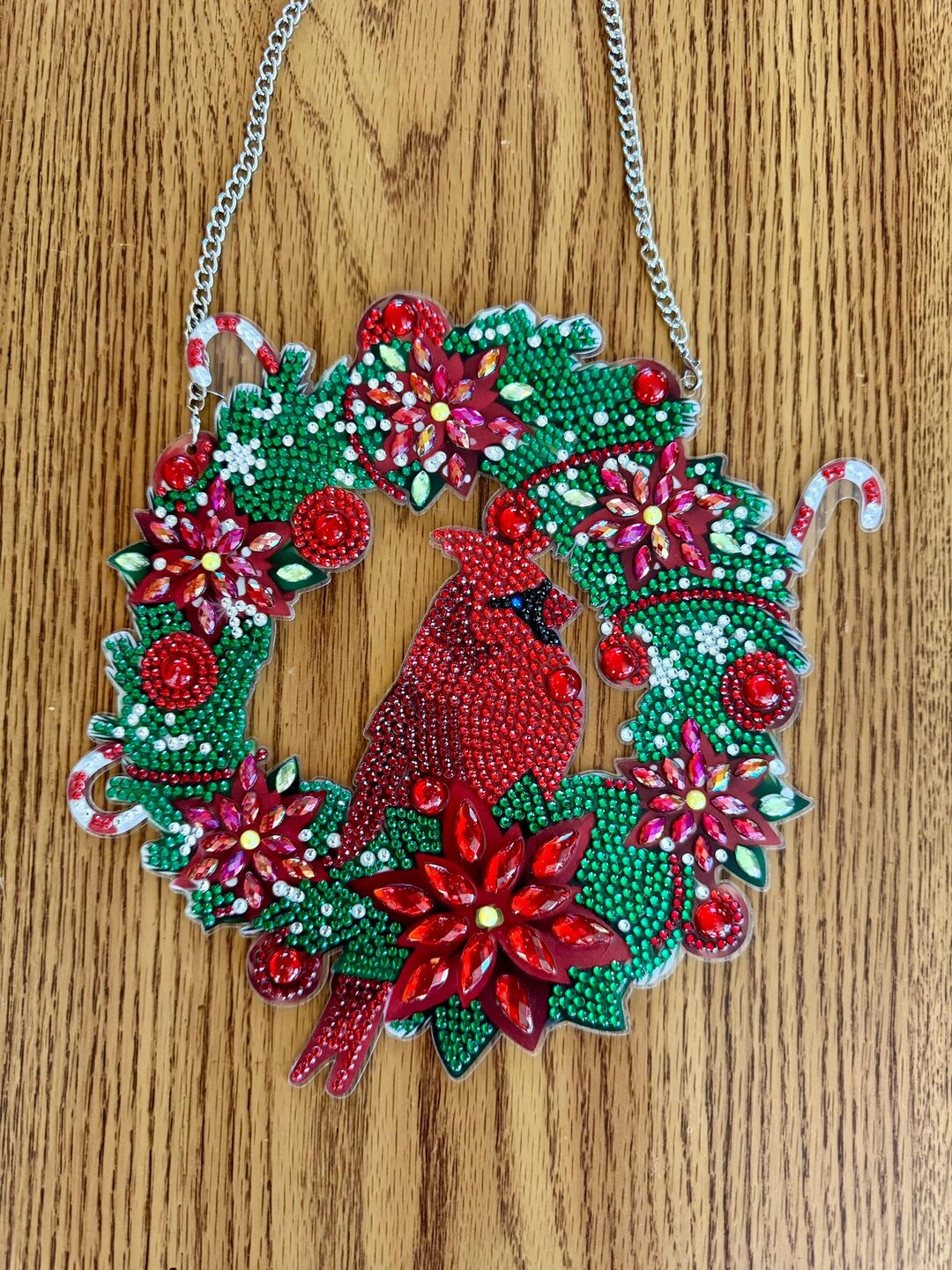 Christmas Cardinal Diamond Art Wall Hanging - Etsy