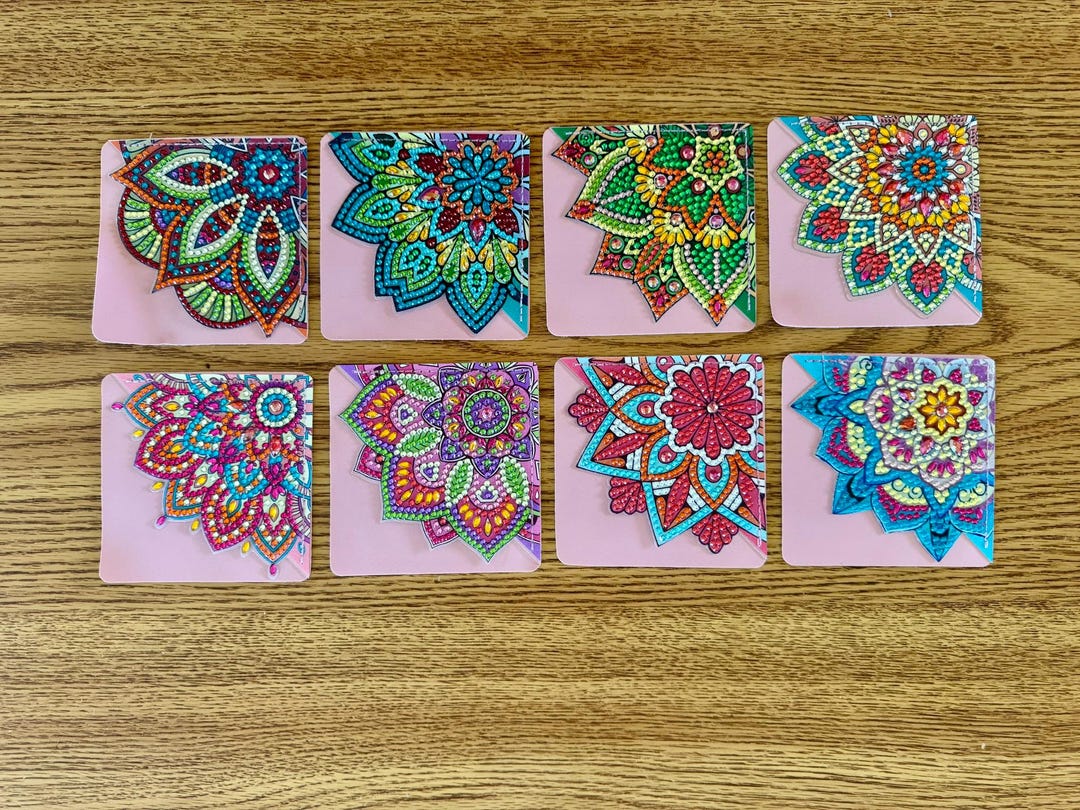 Mandala Corner Bookmark - Etsy