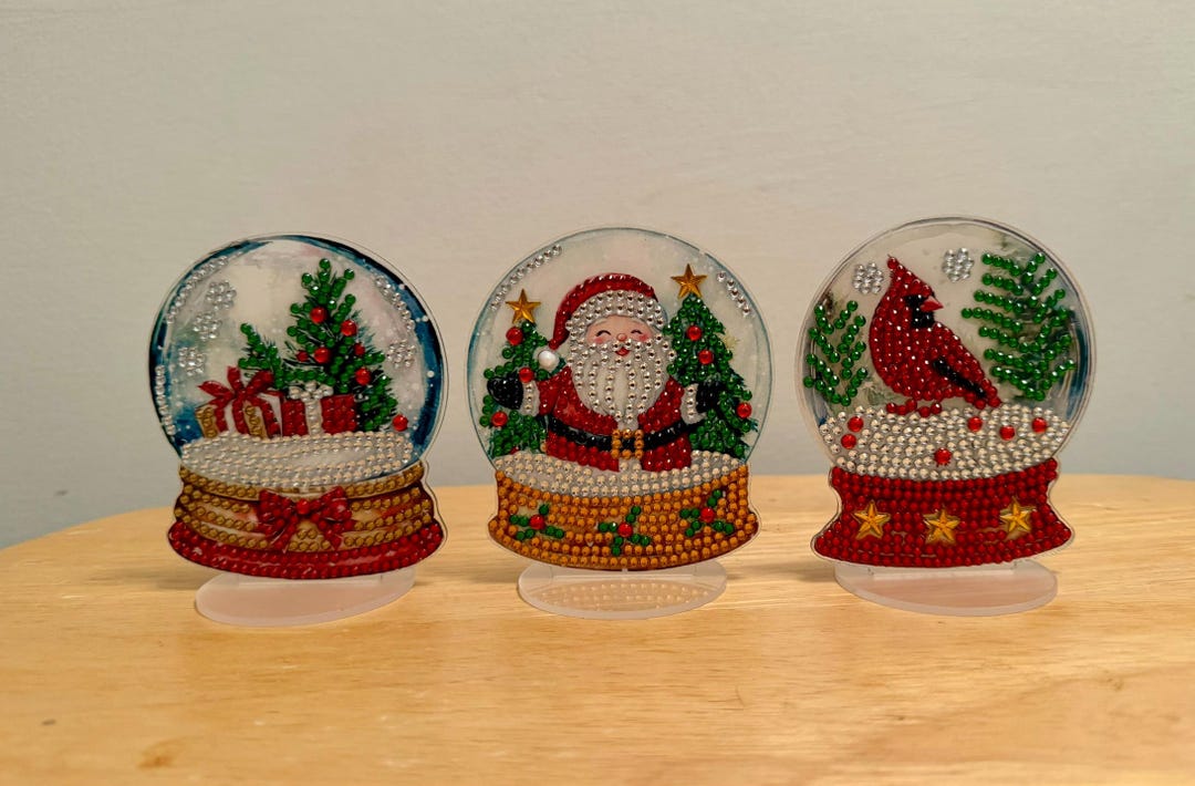 One Mini Snowglobe Tabletop Decor Etsy