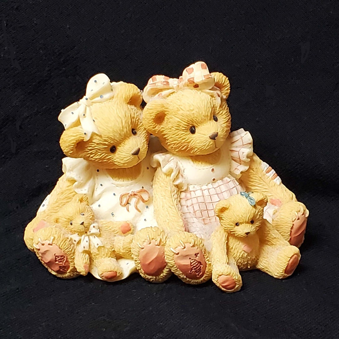 Cherished Teddies Allison & Alexandria Teddy Bear Figurine Statue ...