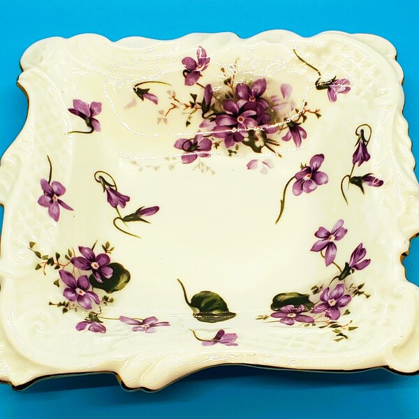 Vintage Violet Dish - Etsy