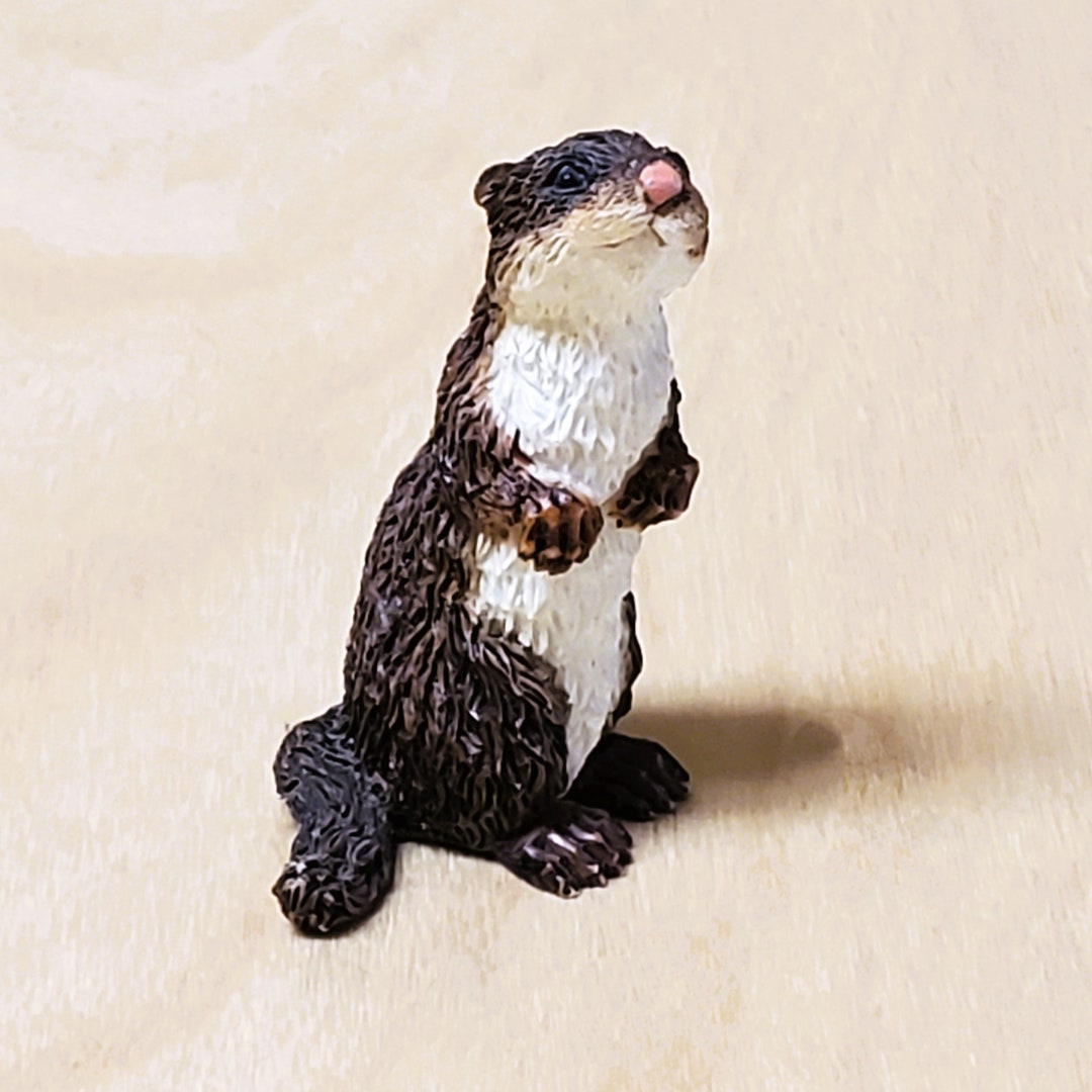 Miniature Rodent Ferret Weasel Mink Figurine Resin Standing Critter ...