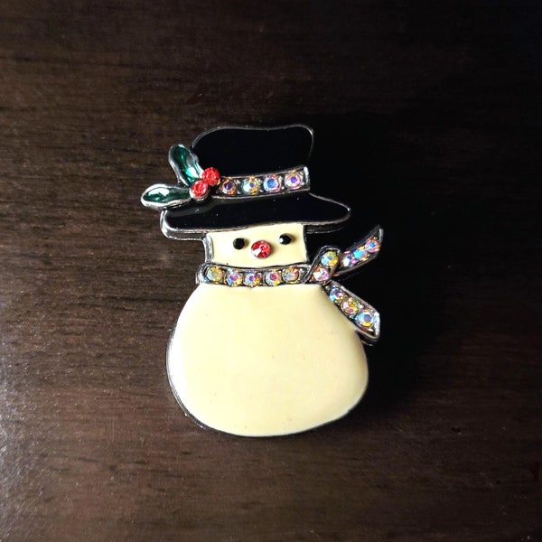Snowman Pin - Etsy