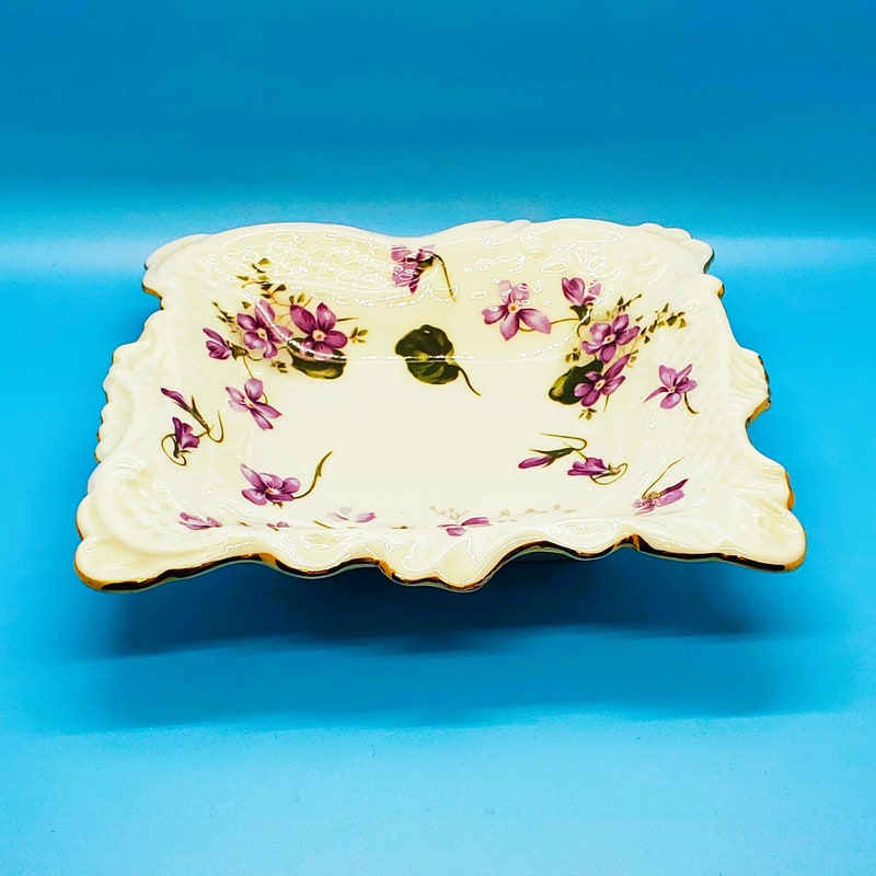 Vintage Violet Dish - Etsy