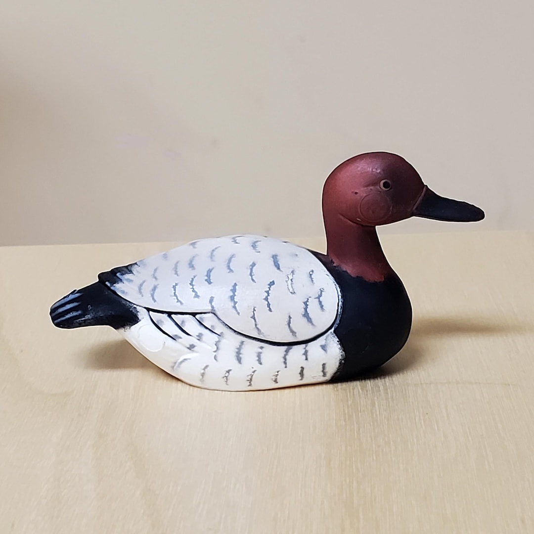 Duck Decoy Miniature Figurine Enesco VINTAGE Small Little Mini Resin ...