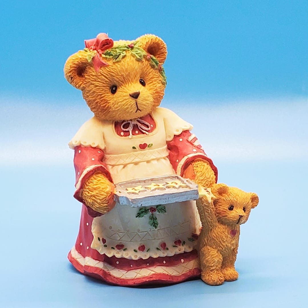 Cherished Teddies Amanda Teddy Bear Girl Figurine Statue ENESCO Here's ...