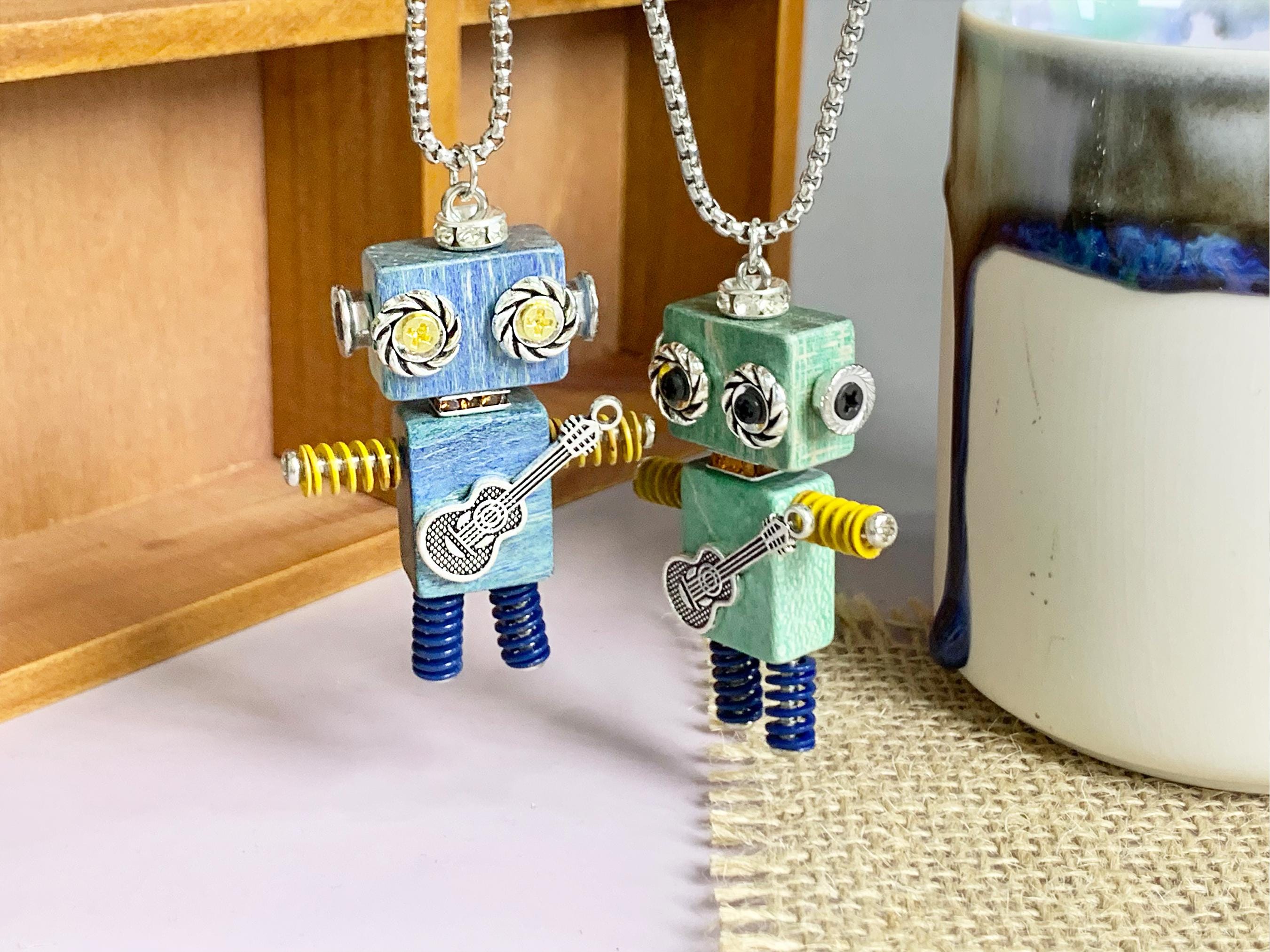 Mini Steampunk Robot Cool Pendant/necklace/jewellery Gifts for Her ...