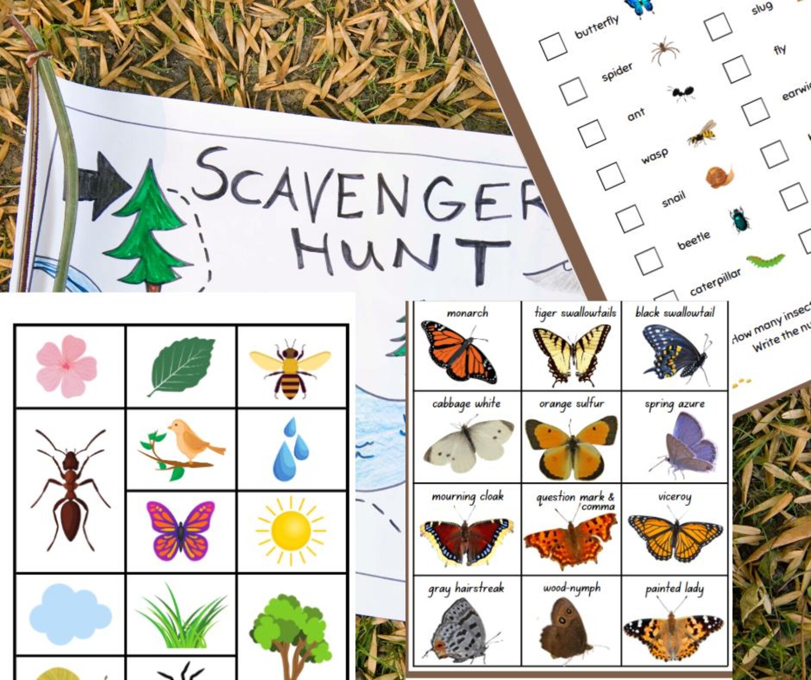 Nature Scavenger Hunt | Camping Games for Children | Preschool Outdoor ...