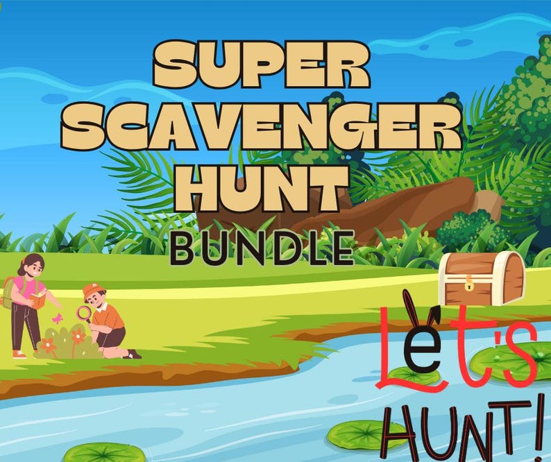 Nature Scavenger Hunt | Camping Games for Children | Preschool Outdoor ...