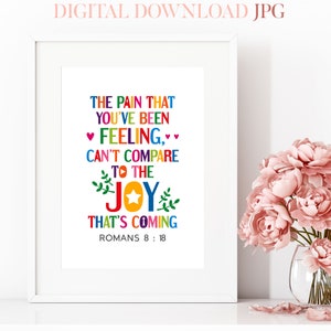 Christian Posters Bundle. Printable Bible Verse Wall Art for Kids ...