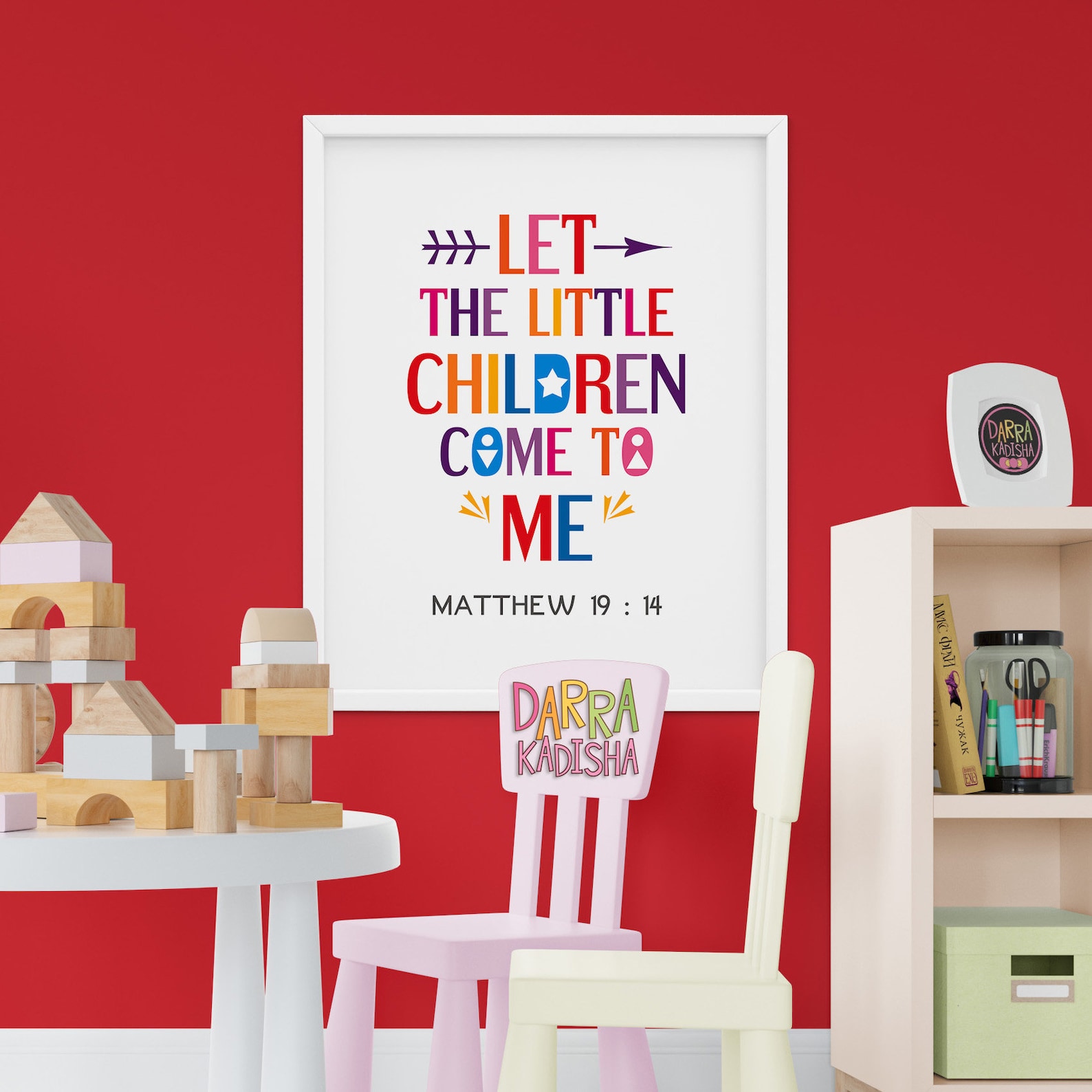 Let the Little Children Come to Me. Matthew 19:14. Sunday | Etsy