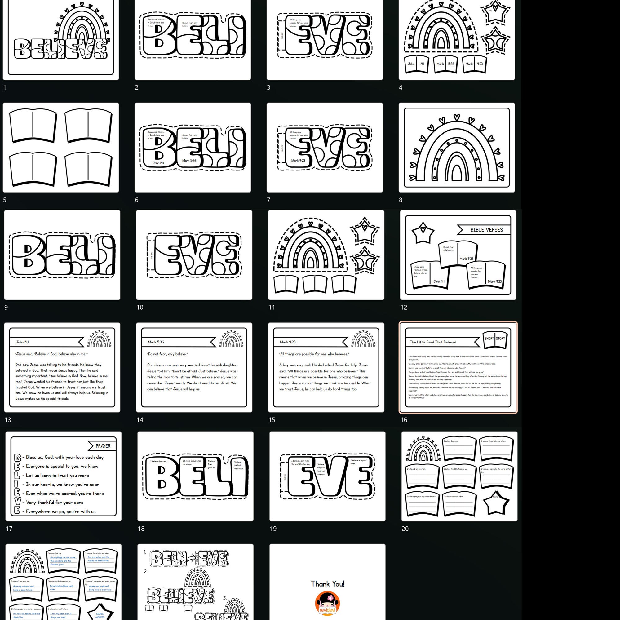 Printable Believe Craft Activities With Editable Templates. Christian ...