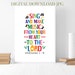 Printable Music Wall Art for Sunday School. Bible Verse Decor, Sing and ...