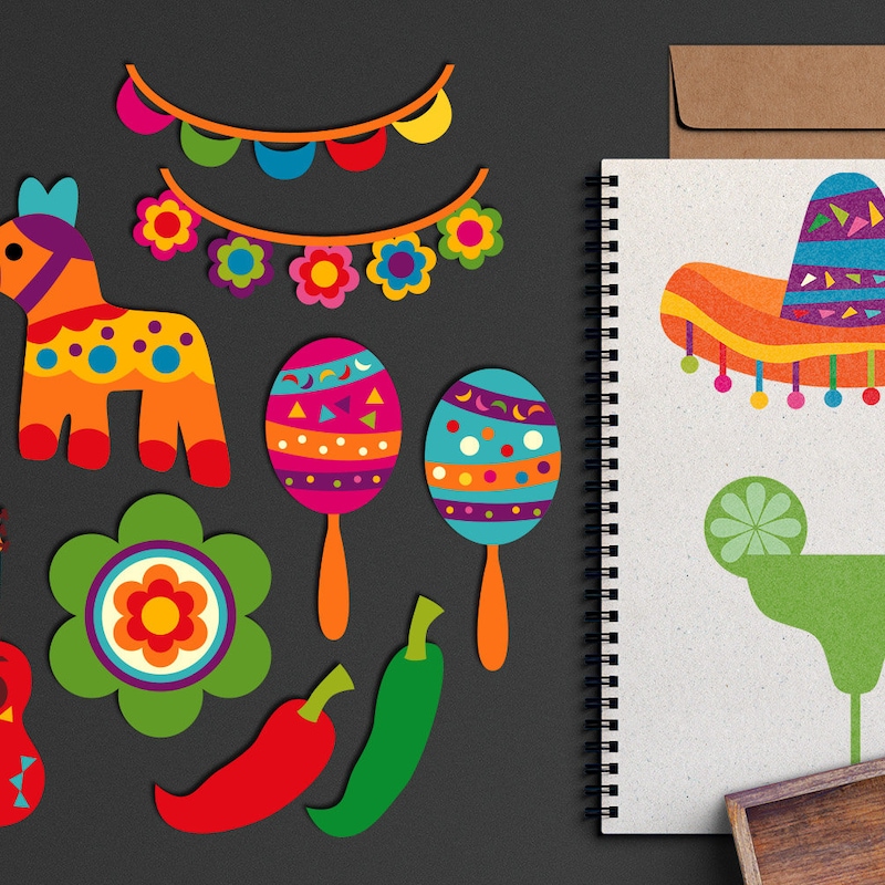 Fiesta Clip Art - Etsy