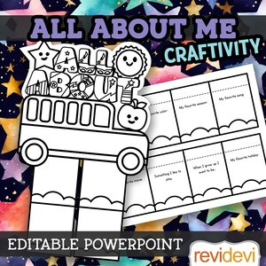 Printable Back to School Craft. Superhero All About Me Art With ...