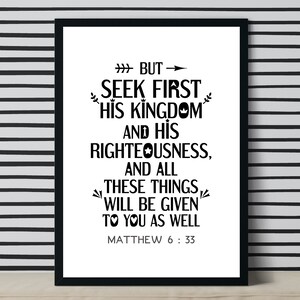 Minimalist Bible Verse Poster. Printable Wall Art for Church Decor. but ...