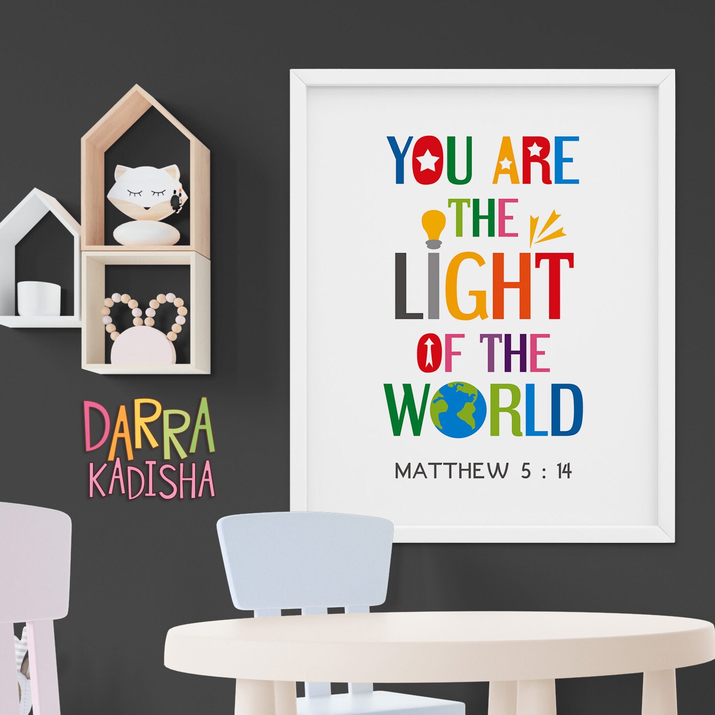 You Are the Light of the World. Matthew 5:14. Printable Bible | Etsy