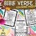 Printable Bible Memory Verse Coloring Pages for Vacation Bible Study ...