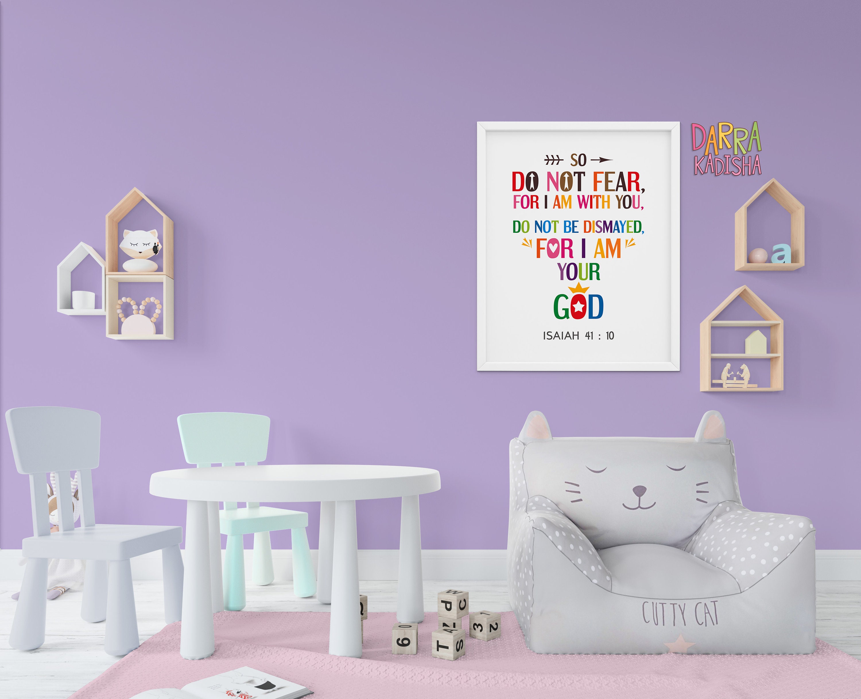 So Do Not Fear for I Am With You for I Am Your God. Isaiah | Etsy