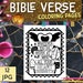 Printable Bible Memory Verse Coloring Pages for Vacation Bible Study ...
