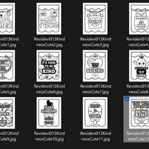 Printable Kindness Coloring Pages. 12 Cute Pennants for Back to School ...