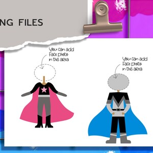 Diversity Superhero Body Clip Art Bundle, Multicultural Boys and Girls ...