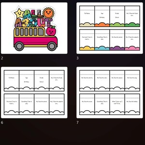 Printable Back to School Craft. Superhero All About Me Art With ...