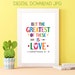 Bible Verse Wall Art. but the Greatest of These is Love, 1 Corinthians ...