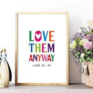 Christian Posters Bundle. Printable Bible Verse Wall Art for Kids ...