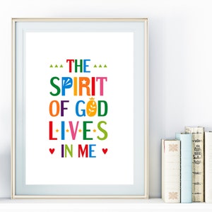 Printable Bible Verse. Wall Art Bundle for Children Bedroom and Sunday ...