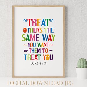 Christian Posters Bundle. Printable Bible Verse Wall Art for Kids ...