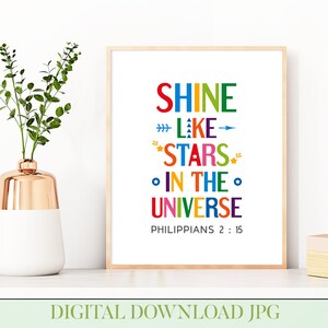 Christian Posters Bundle. Printable Bible Verse Wall Art for Kids ...