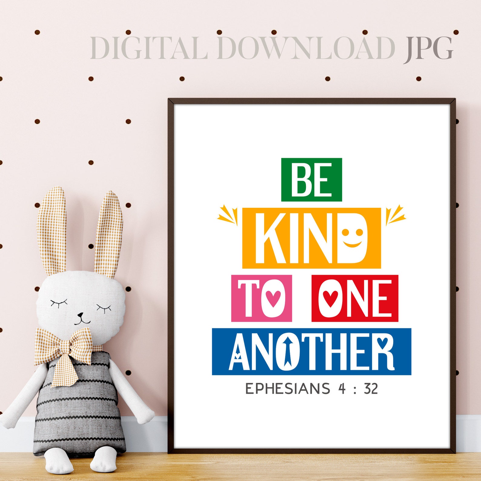 Be Kind to One Another. Ephesians 4:32 Printable Christian - Etsy