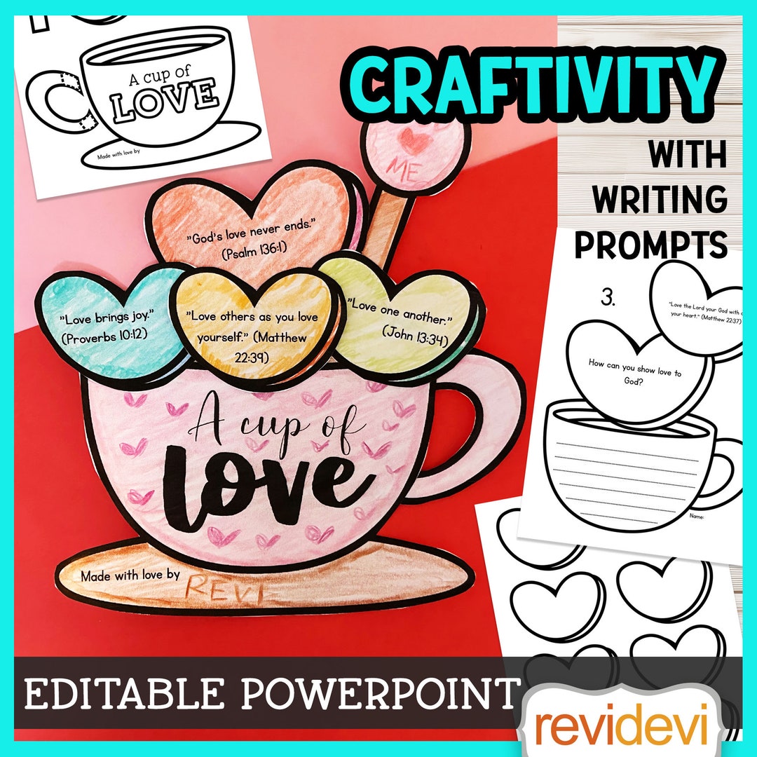 Printable Valentine Christian Bible Lessons for Kids With Editable ...