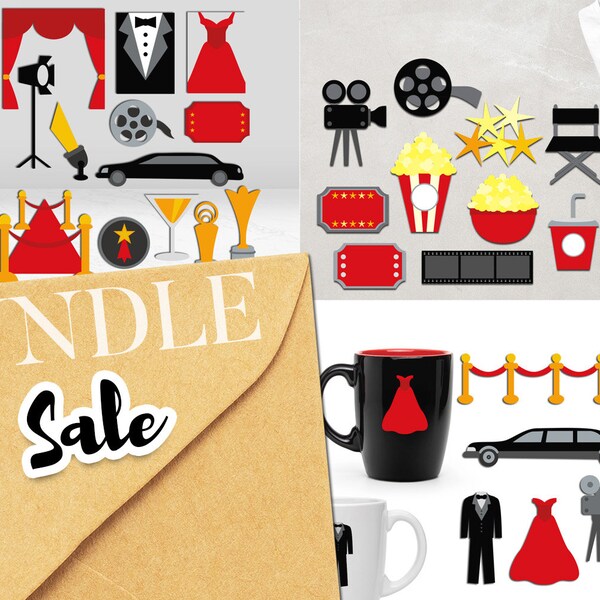 Movie Night Clip Art - Etsy