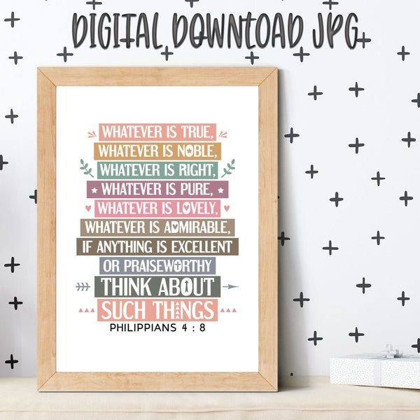 Whatever is True - Etsy