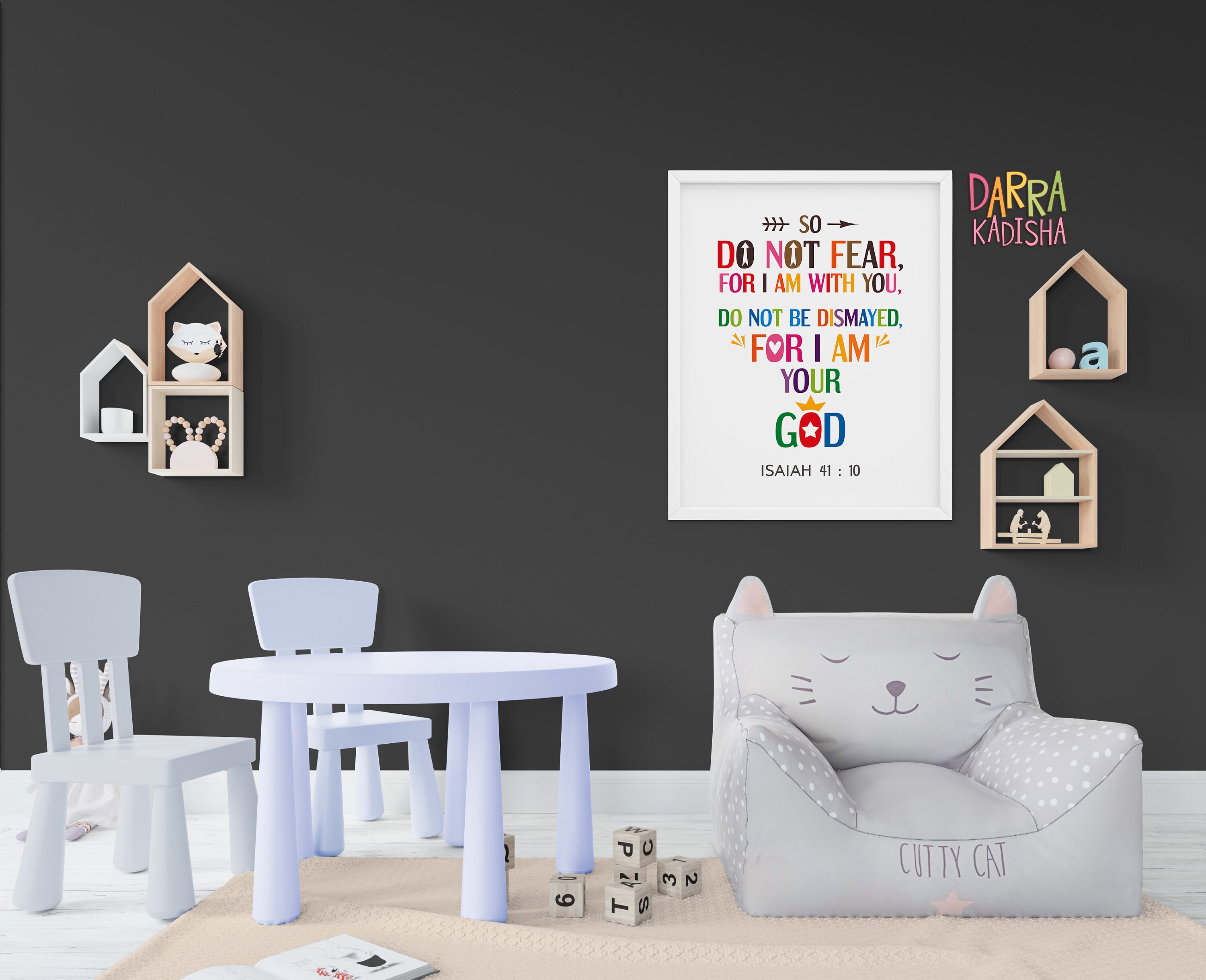 So Do Not Fear for I Am With You for I Am Your God. Isaiah | Etsy