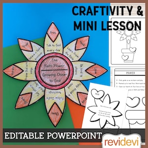 Grow in Faith Craft. Printable Christian Bible Lessons for Kids ...