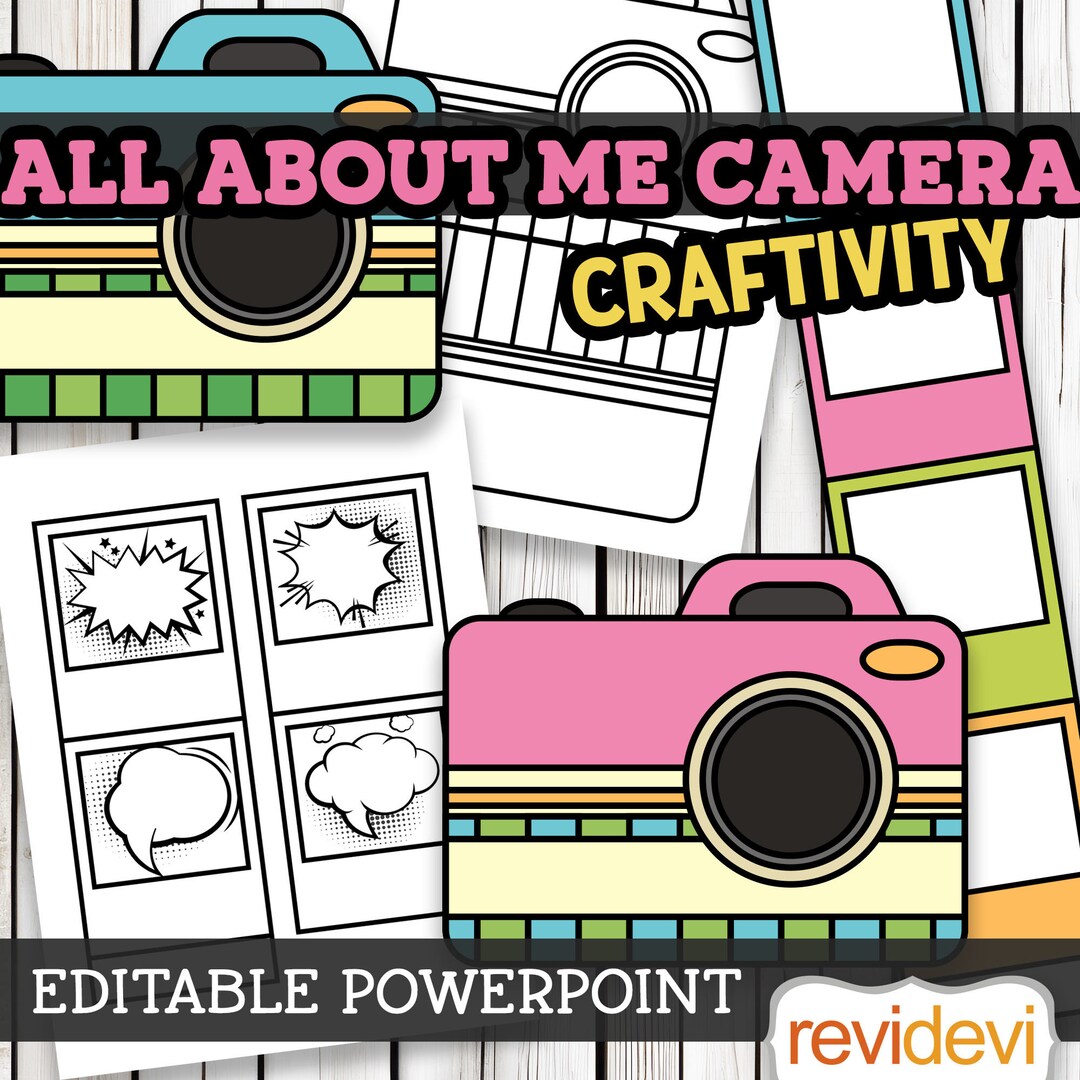 Printable Back to School Craft. All About Me Activity. Editable Lesson ...