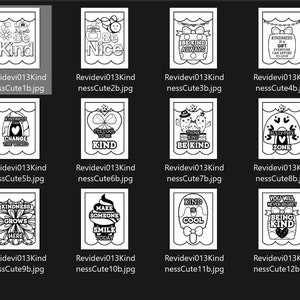 Printable Back to School Coloring Sheets With 12 Kindness Quotes for ...