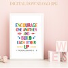 Bible Verses Wall Art Bundle. 1 Thessalonians 5:11, Rpoverbs 16 3 ...