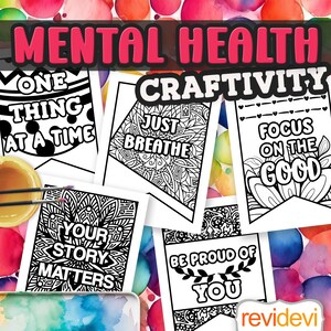 Printable 42 Mindfulness Zen Coloring Pages for World Mental Health Day ...