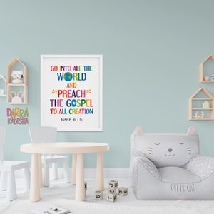 Bible Verses Wall Art. Bundle Vol. 3. Christian Sayings Posters for ...