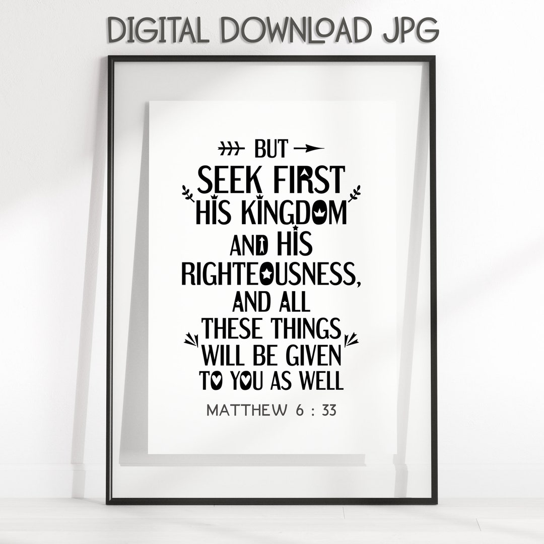 Minimalist Bible Verse Poster. Printable Wall Art for Church Decor. but ...