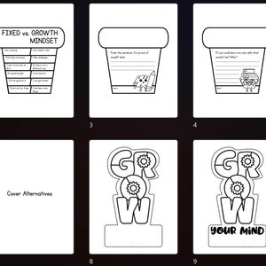 Growth Mindset Craft. Printable Back to School Activities for Kids ...