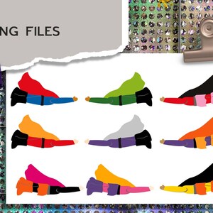 Flying Superhero Body Clip Art, Kids Graphics - Etsy