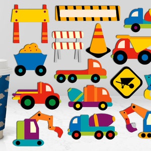 Under Construction Truck Clip Art, PNG Digital Images - Etsy